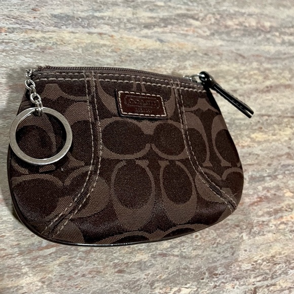 Coach | Bags | Coach Mini Coin Purse With Key Ring | Poshmark
